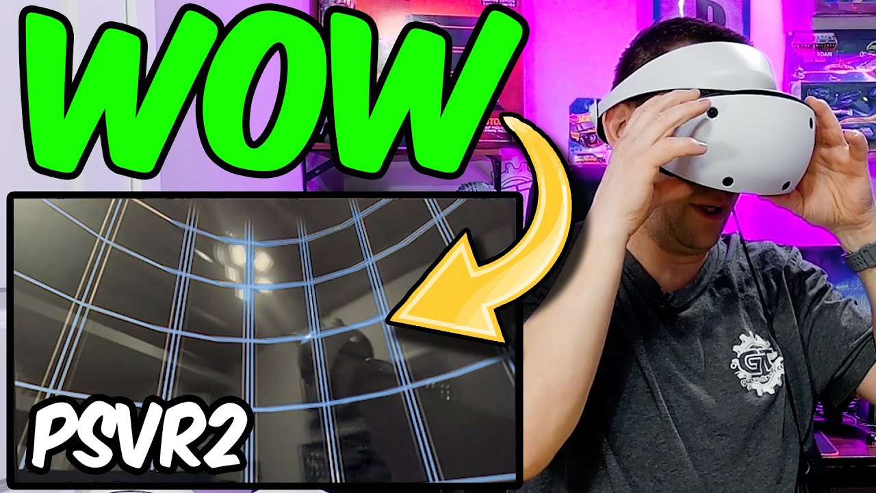 What's PSVR2 Like? First Setup and Calibration - YouTube