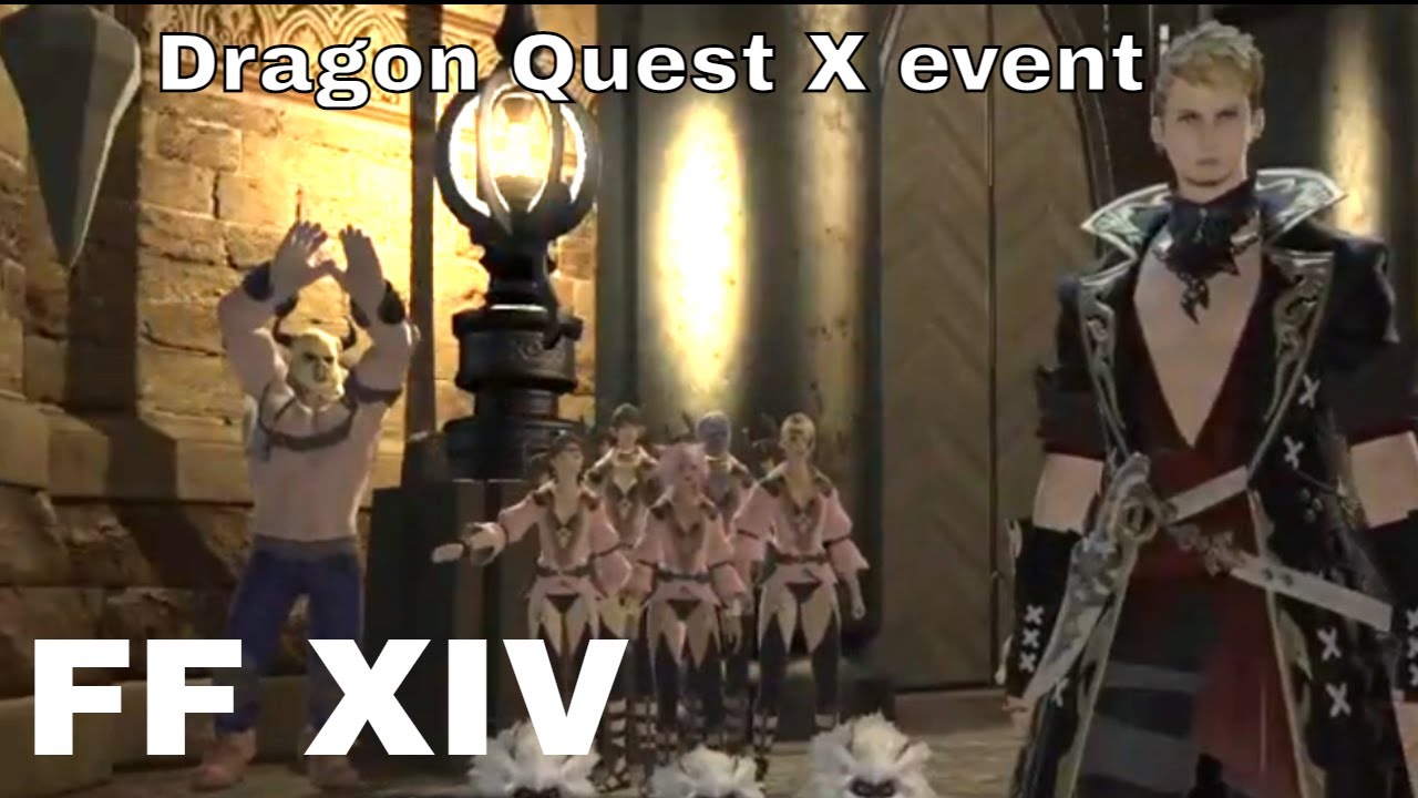 FF XIV - Dragon Quest X collab event - YouTube