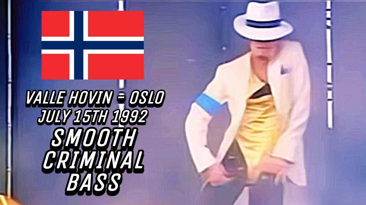 Bass - Smooth Criminal | Oslo July 15th 1992 - YouTube