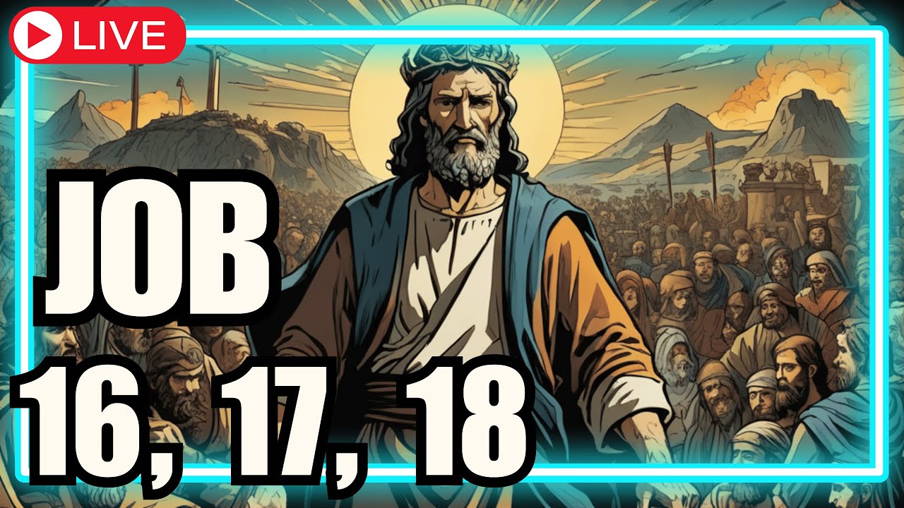 🔴Book of Job 16, 17, 18 | JOB has TERRIBLE Friends | Live Bible Study ...