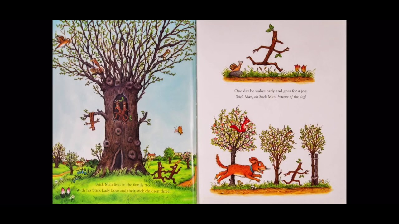 Stickman, by Julia Donaldson, read aloud by a UK Teacher. - YouTube