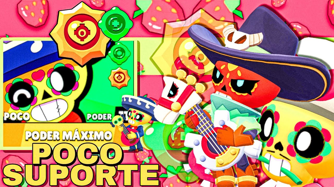 GUIA RAPIDO DO "POCO" BRAWLER SUPORTE DO BRAWL STARS #brawlstars 🍓 ️ ...