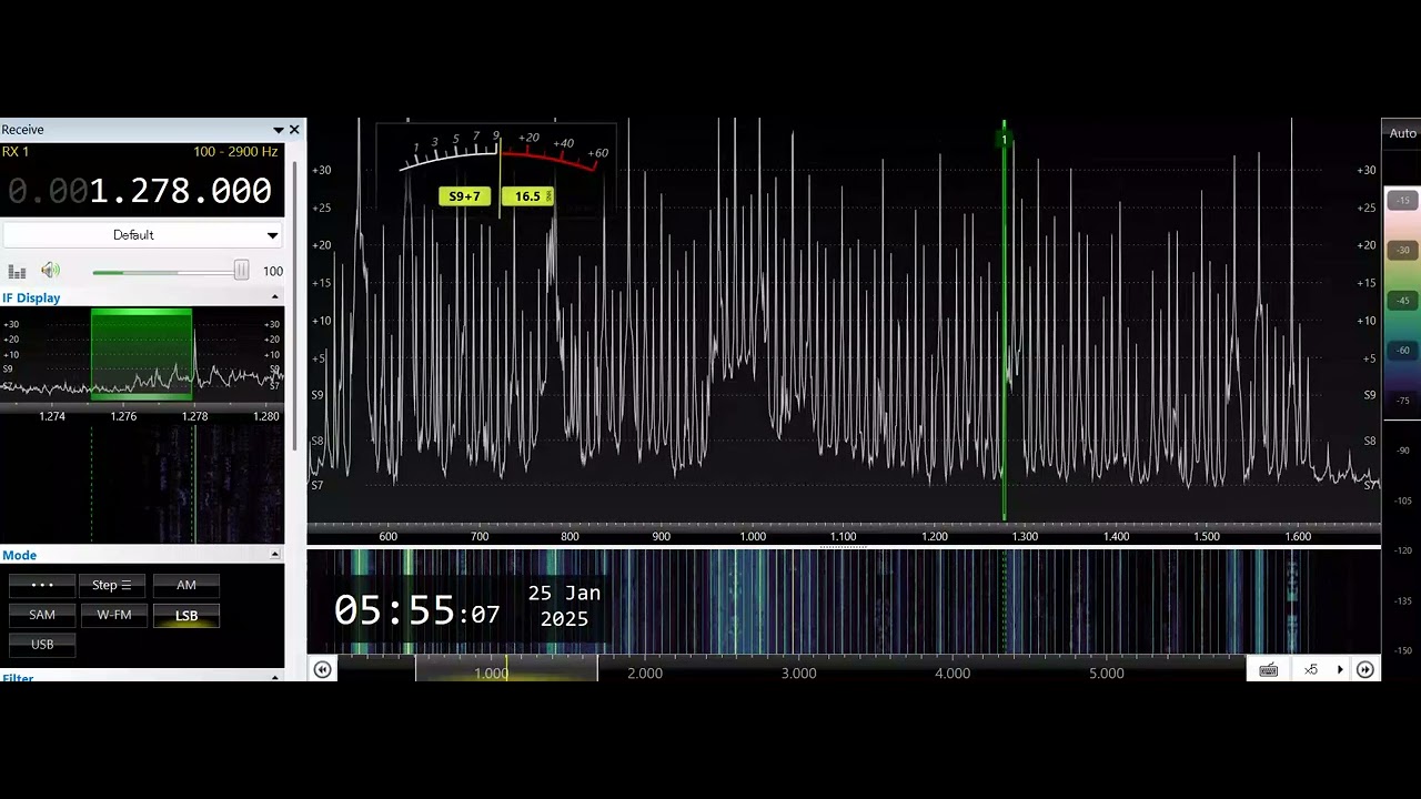 DZRM-Quezon City (Philippines) 1278kHz 1/24/24 21:54~UTC - National ...