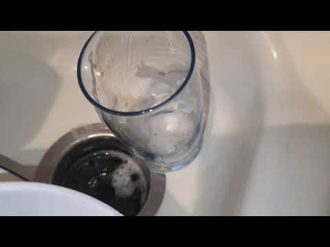 Glass Cup Farting in the Sink