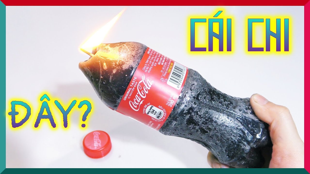 QUÀ TẶNG ĐỘC ĐÁO - NẾN COCA COLA~ 코카콜라 양초 만들기!!!!!!! - [MAKING COKE ...