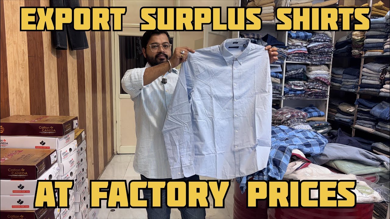 Export surplus Garments - YouTube