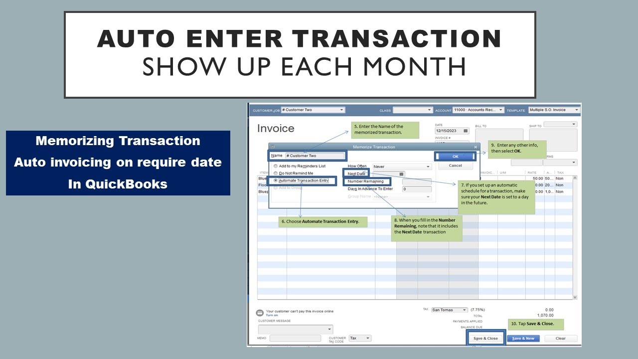 Memorize Transaction In QuickBooks Auto Entry System In QuickBooks memorize-transaction-in-quickbooks-auto-entry-system-in-quickbooks