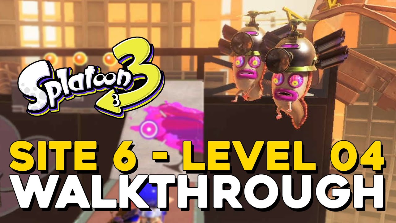 Splatoon 3 Conserve Ink-Splat Sustainably Walkthrough (Site 6 - Level ...