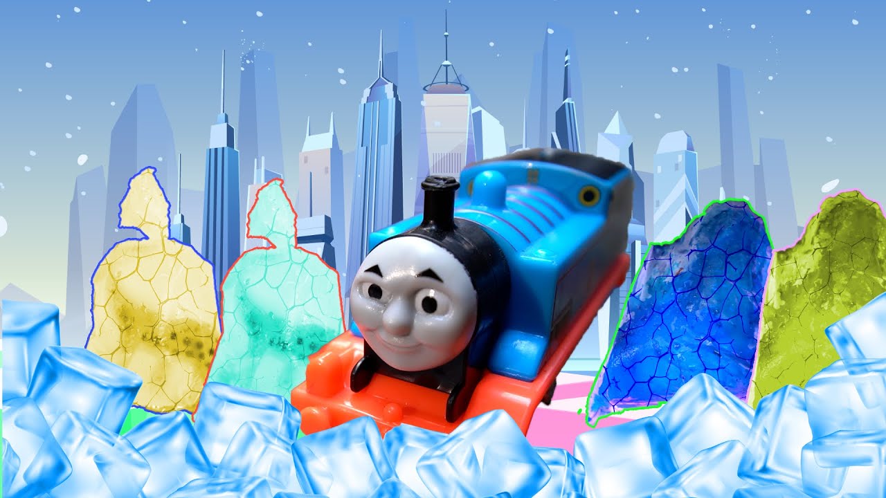 MENEMUKAN MAINAN DI DALAM ICE BATU ‼️ THOMAS FINDING TOYS IN ICE CUBES ...