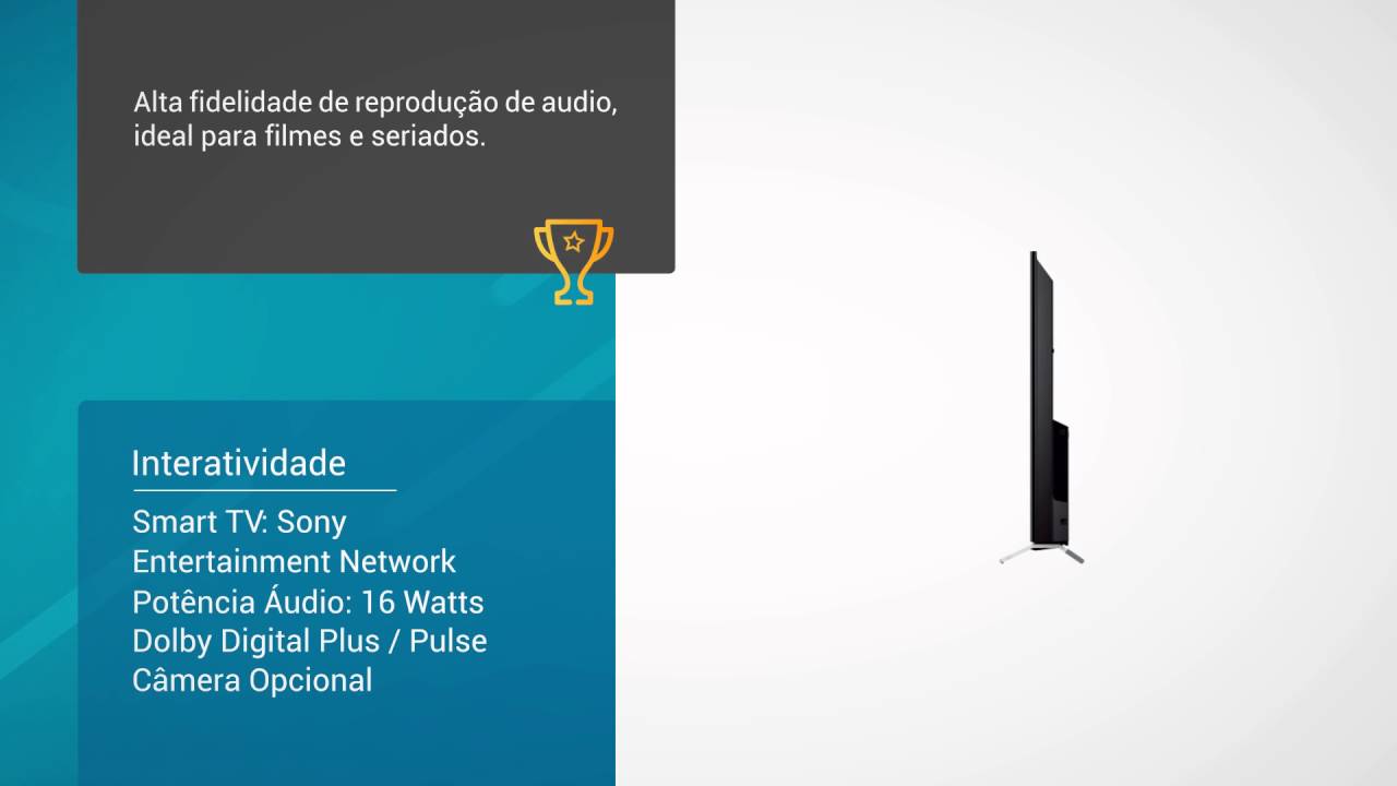 Smart TV Sony KDL-40W605B LED Full HD de 40 Polegadas - YouTube