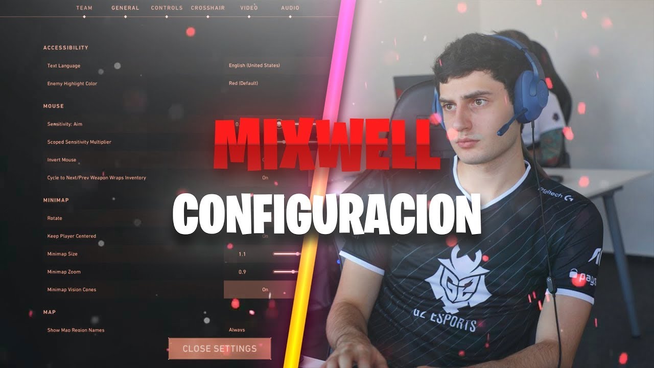 ️CONFIGURACION de MIXWELL en VALORANT *2022* | (SENSIBILIDAD,MIRA ...