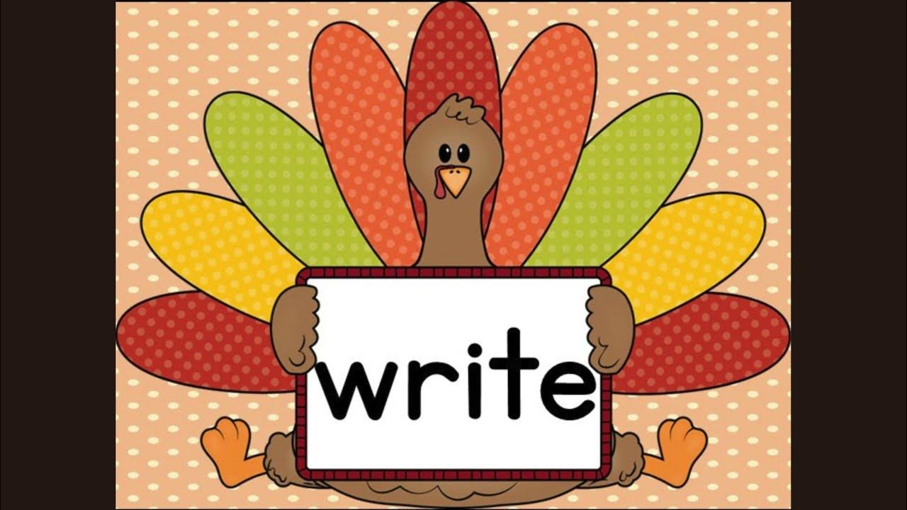 Master Dolch Second Grade Sight Words Set 3 | Thanksgiving Turkey ...