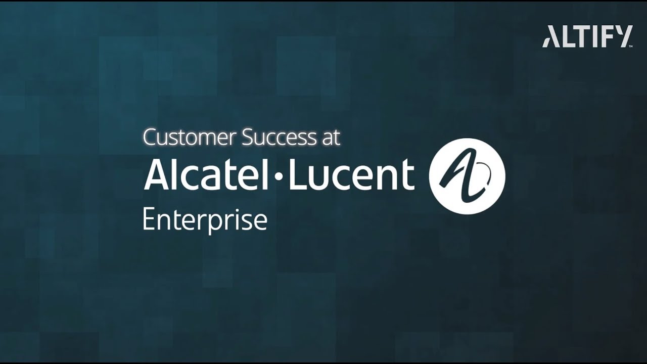 Altify: Alcatel-Lucent Enterprise - Customer Success Story - YouTube