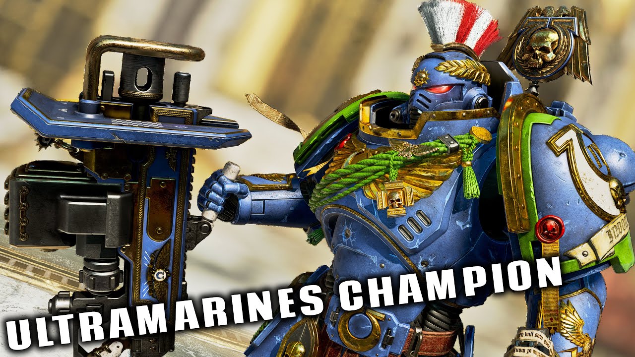 ULTRAMARINES CHAMPION! Epic Heavy Bolter Gameplay - Warhammer 40k Space ...