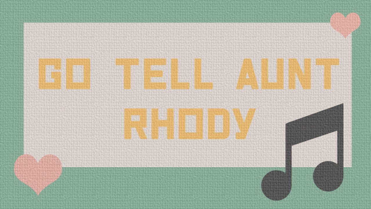 Go Tell Aunt Rhody Lullaby BGM (Guitar) - YouTube