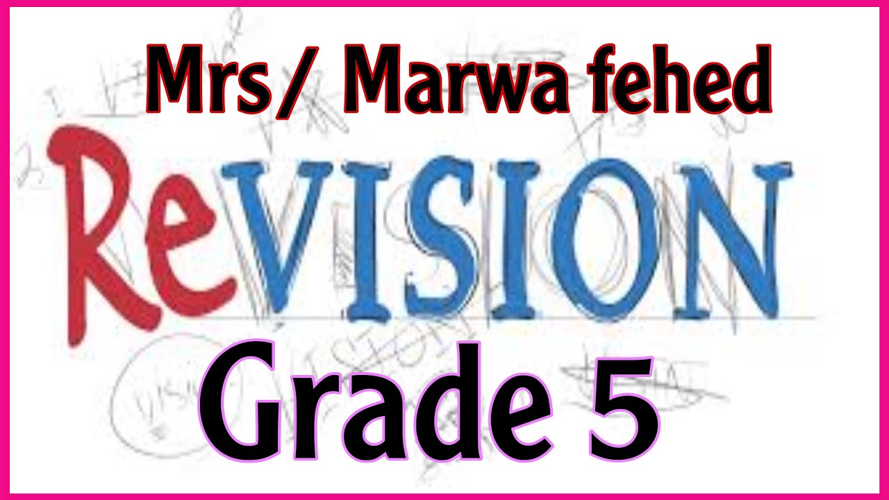Final revision grade 5 first term - YouTube