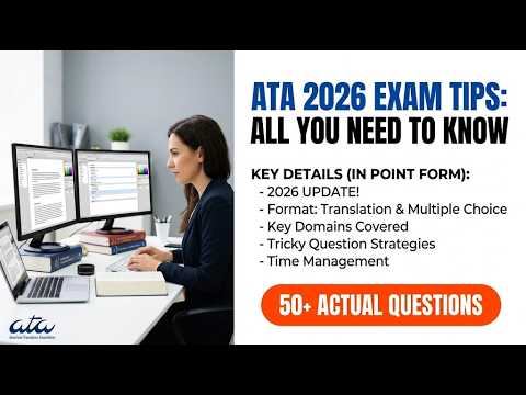 ATA Certification Exam 2026 | Ultimate American Translators Association Success Guide