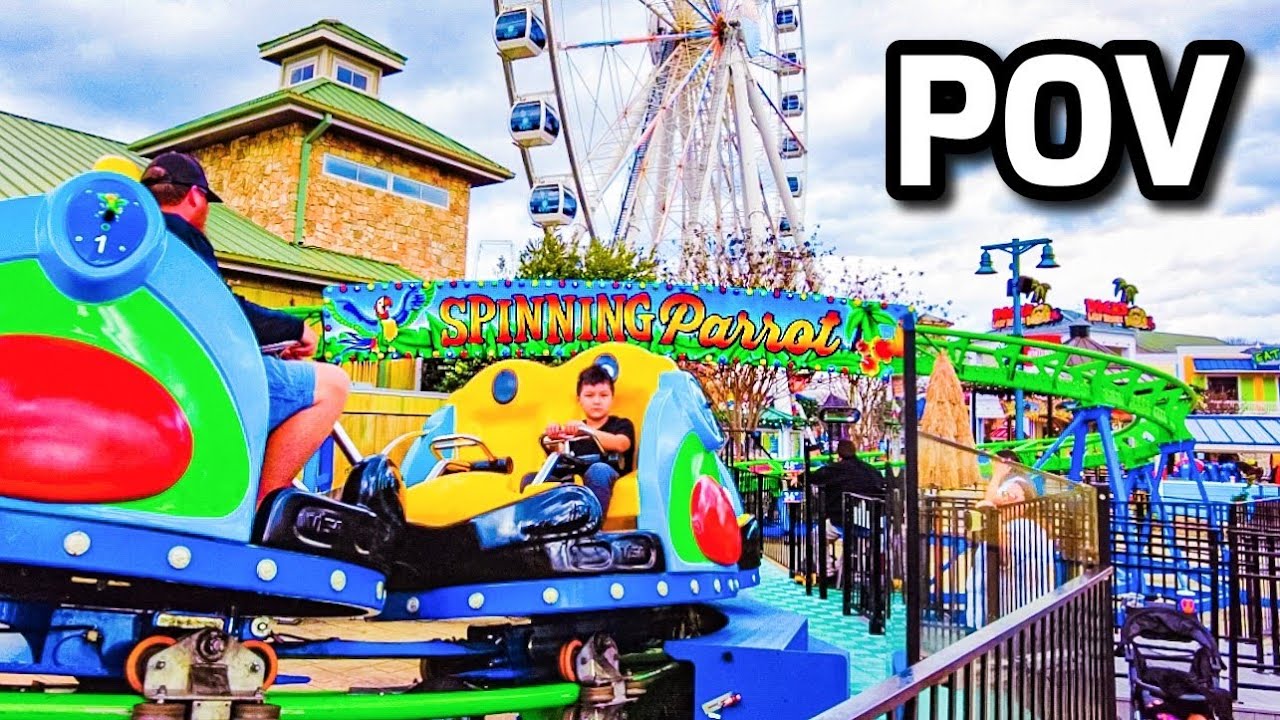 Spinning Parrot: FULL POV Ride Experience | The Island - Pigeon Forge ...