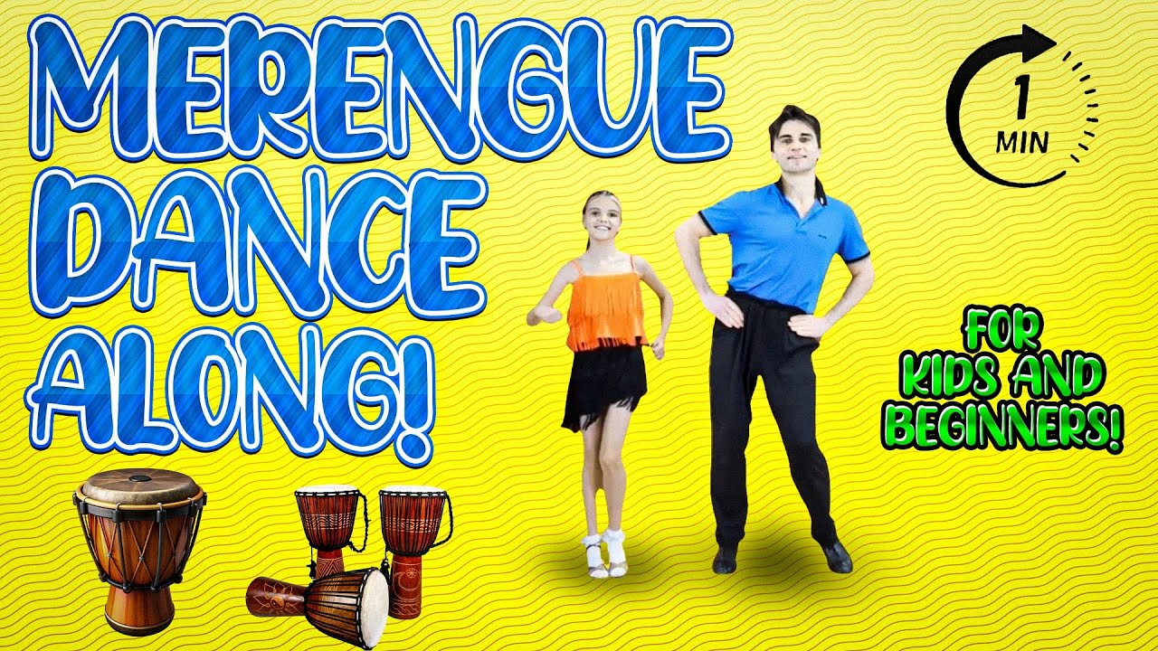 Merengue 1-Min Dance Along | for Kids & Beginners! 💃🕺 - YouTube