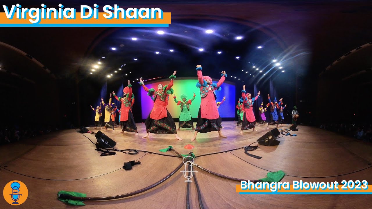 360 VR | Virginia Di Shaan at Bhangra Blowout 2023 - YouTube