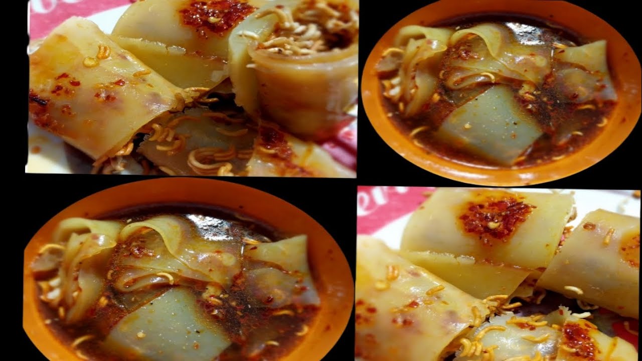 SPICY LAPHING RECIPE EASY TO MAKE AT HOME||TIBETAN STREET FOOD 😋 ...