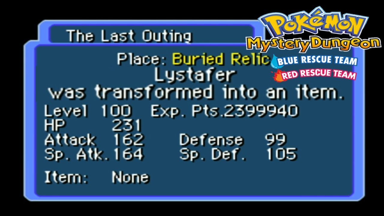 Using Itemizer and Transfer Orbs on your team - Pokémon Mystery Dungeon ...