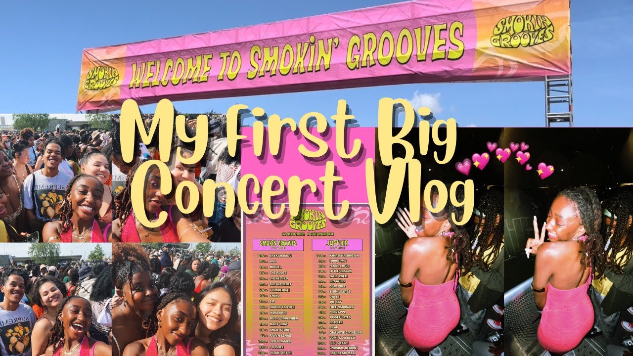 Smokin' Grooves Music Festival VLOG (my first big concert😳😆) - YouTube