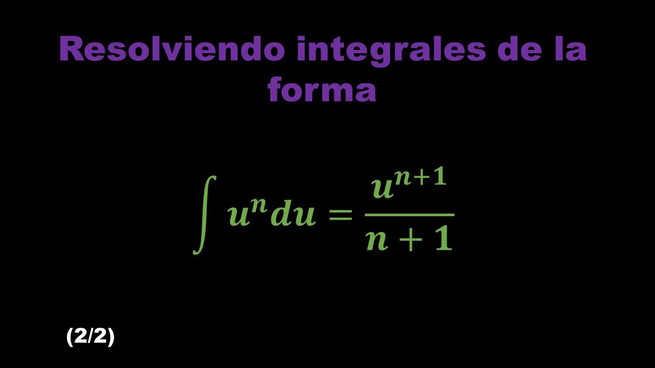 Integrales | ejemplos de integrales: fórmula de la potencia - YouTube