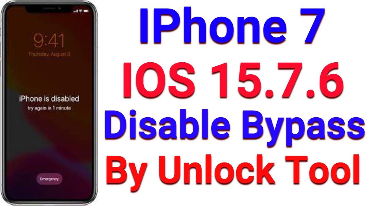 How to IPhone 7 Disabled Ios 15.7.6 ICloud Bypass With Sim Working | Al ...