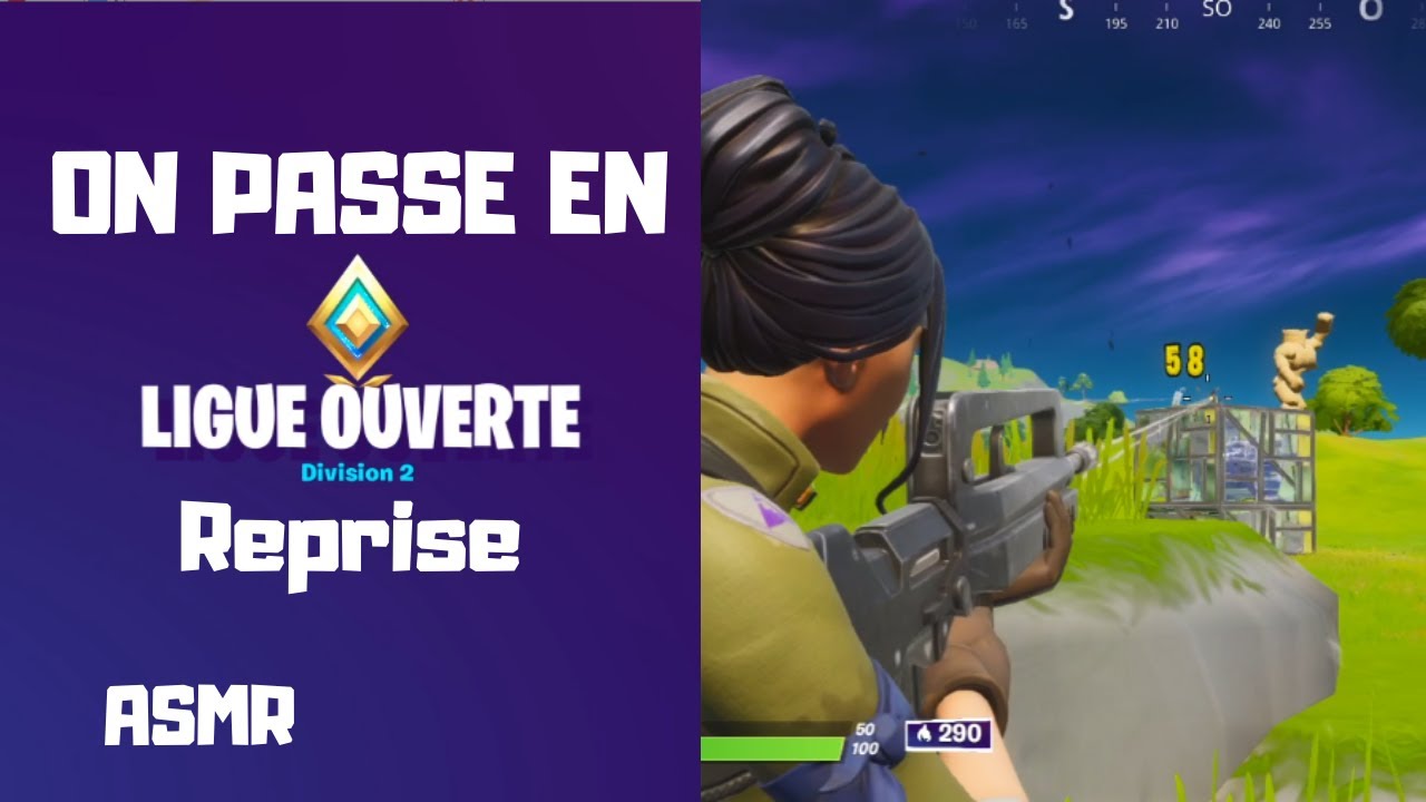 On passe en DIVISION 2 Fortnite ASMR français Gaming - YouTube