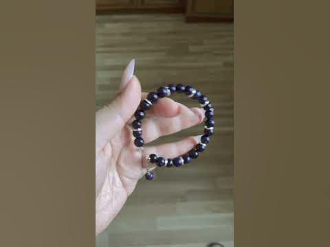 Натуральные камни. Авантюриновое стекло. Ночь Каира. #бусы # ...