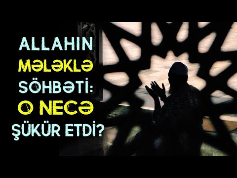 Övladını itirib şükür edən barədə Allahın mələklə söhbəti | tövbəzamanı