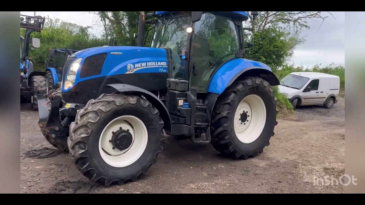 New Holland t7.185 auto command 50k tractor for sale - YouTube