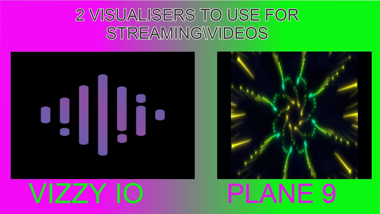 2 REALY GOOD VISUALISERS TO USE\ TO PUT ON OBS - YouTube