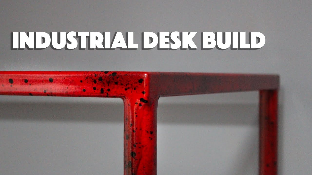 DIY Metal & Wood Desk (EASY Welding Project!) - YouTube