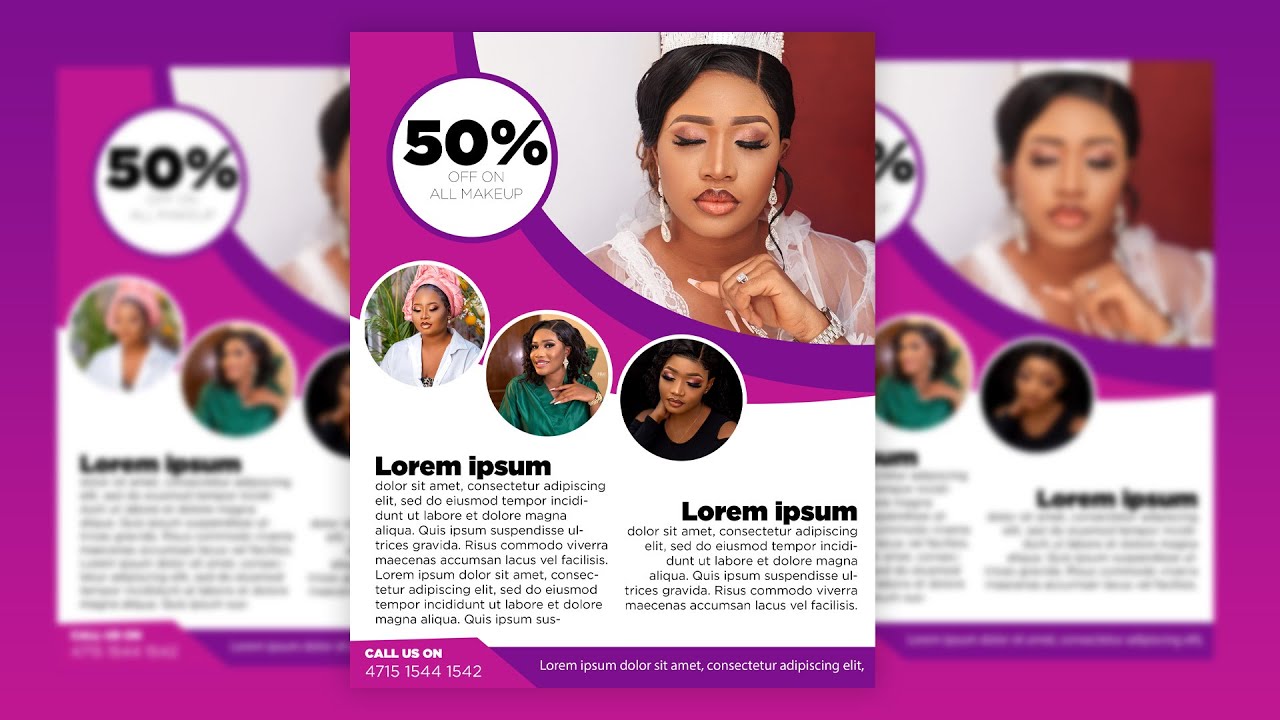 How to design a FLYER for beginners - YouTube