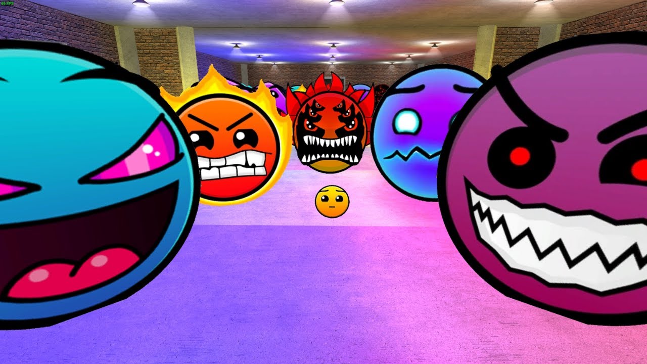 Geometry Dash Family And Geometry Dash Special Faces Nextbot Gmod - YouTube