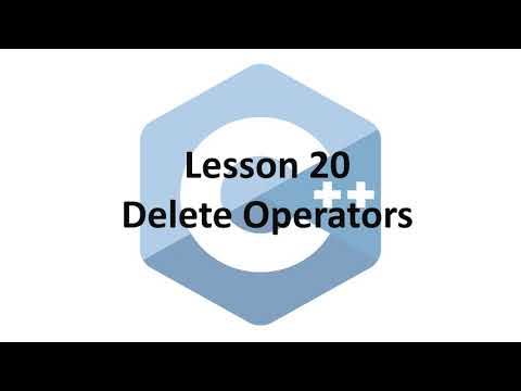 C++ Lesson 20 - Delete Operators (COMP2011) - YouTube