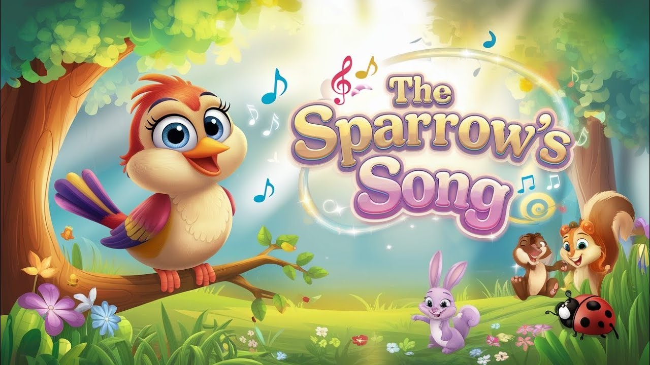 Sparrow poem kids cartoon poem Nursery rhymes poems#poemshop - YouTube