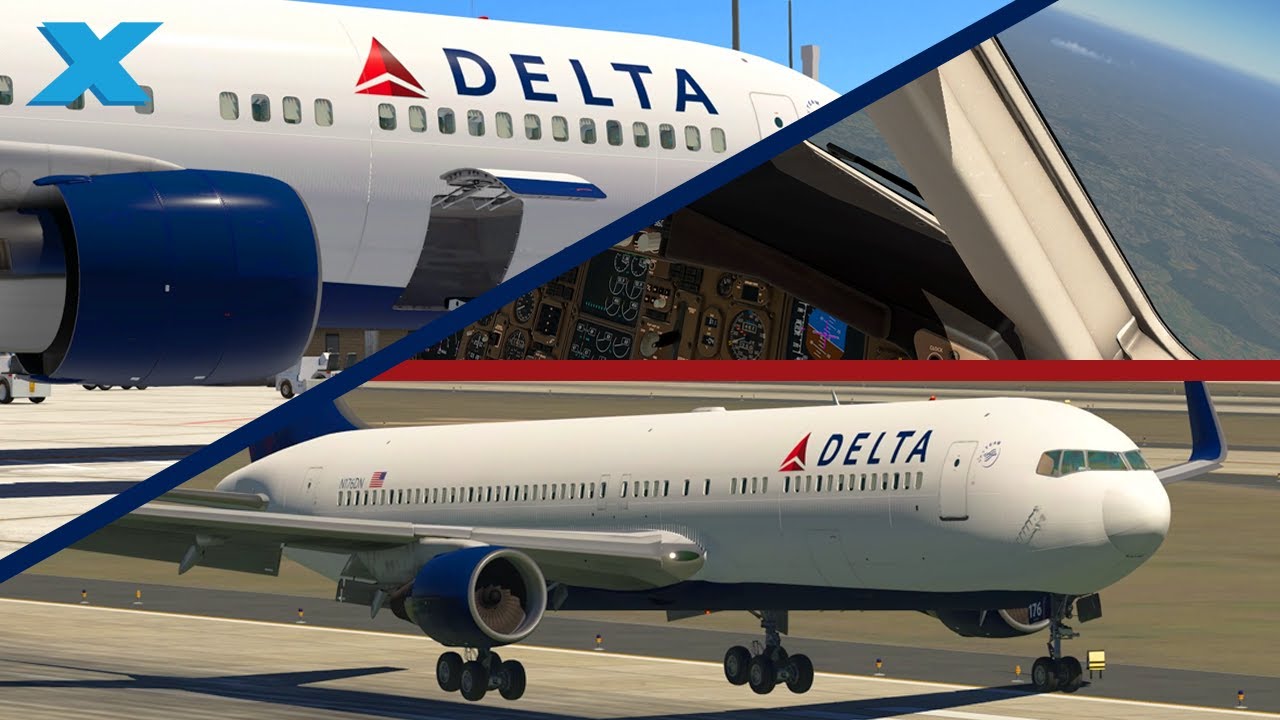 Full Flight - SLC to Atlanta - Delta Air Lines - 767-300 - X-Plane 11 ...