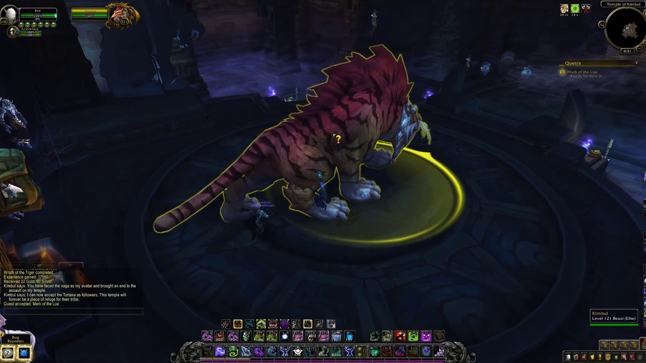 WoW quest - Mark of the Loa - YouTube