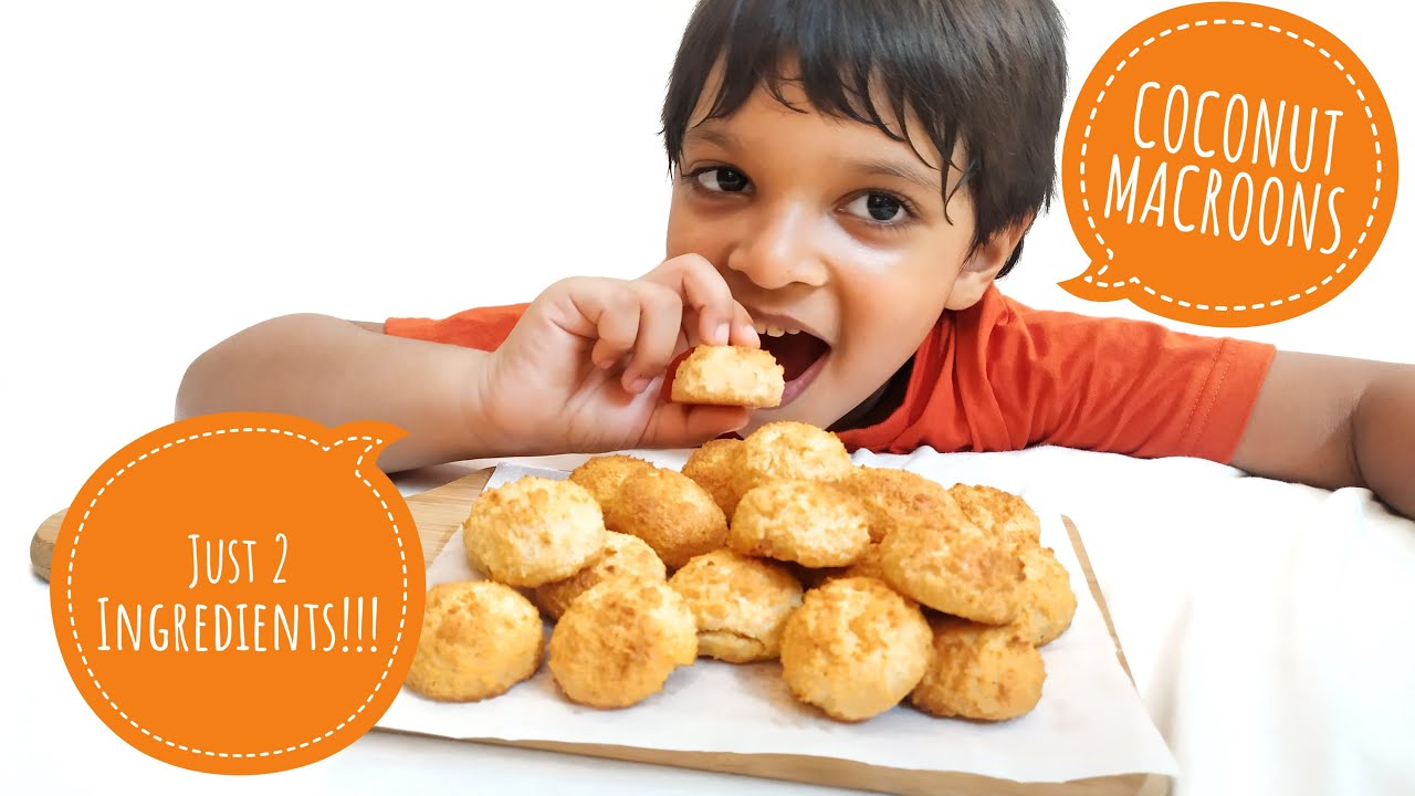 Coconut Macroons | Eggless Macaroons Recipe | 2 Ingredients - YouTube