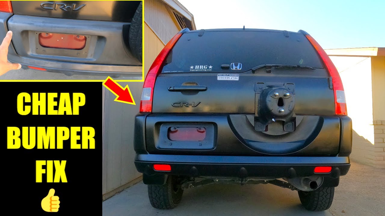 QUICK BUMPER FIX for CHEAP | Off-Road Build (2nd Gen Lifted 2003 Honda Crv) - YouTube