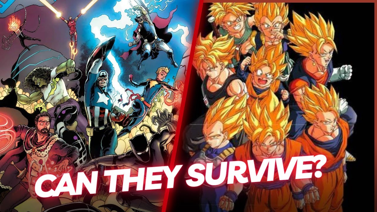 Dragon Ball Super vs Marvel Comics / What if Saiyans went to the Marvel ...