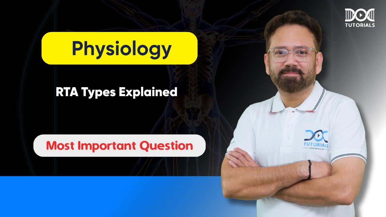 RTA Types Explained | Diagnosis Made Simple | Physiology | Dr Naveen ...