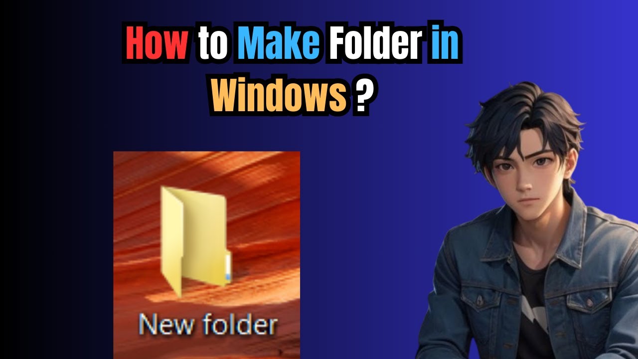 Windows me Folders Kaise Banaye | How to Make Folders in Windows - YouTube