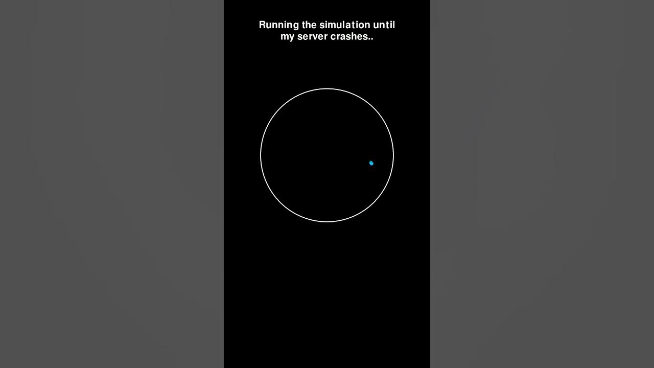 Ball bouncing simulation #adhd #music #code #space #python #physics #simulations #memes #science ...