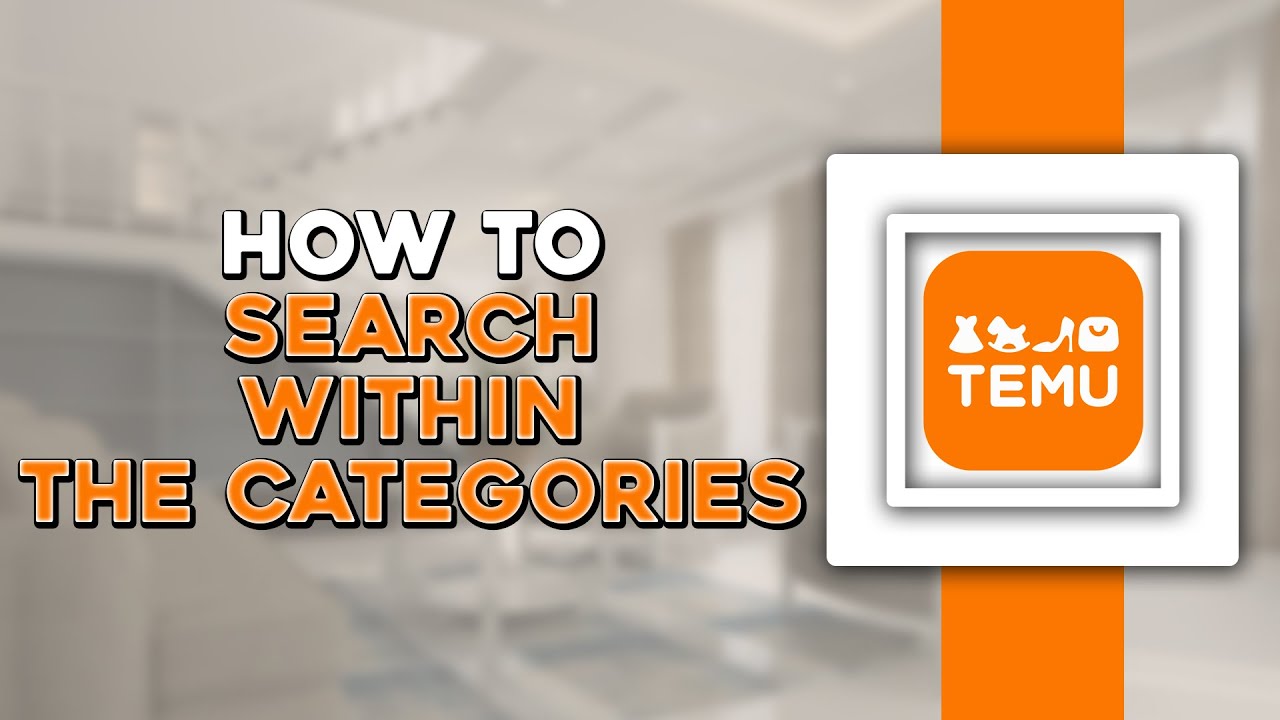 How To Search Within the Categories in Temu (Easiest Way) - YouTube