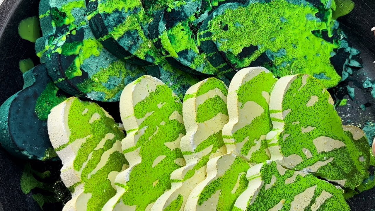 Dusty Green + Yellow Gym Chalk Butterflies - YouTube