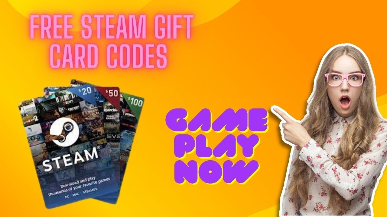 FREE Steam Codes NEW 2023 ACTIVE Free Steam Gift Card Codes - YouTube